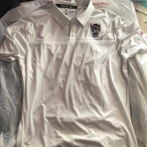 adidas | Shirts | Adidas Nc State Polo | Poshmark